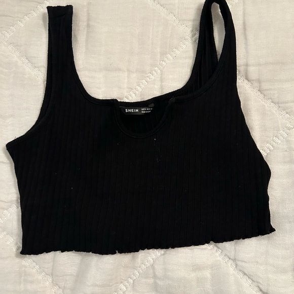 SHEIN | Tops | Shein Ribbed Crop Top | Poshmark